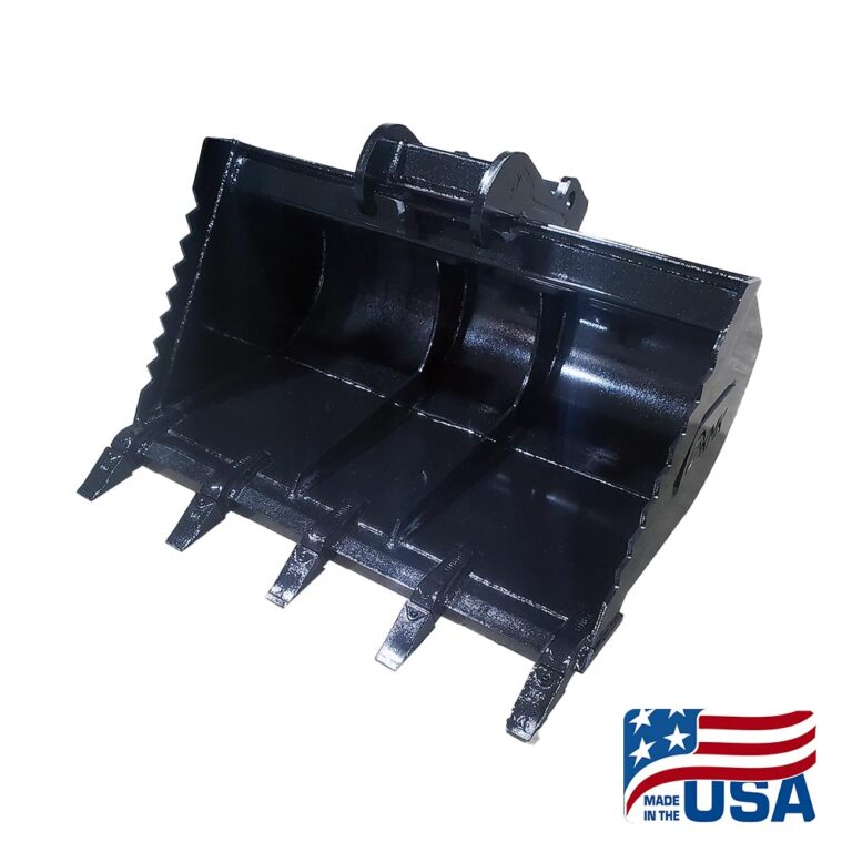 24” Bobcat X-Change Mini Excavator Bucket with Teeth E26 E32 E35 325 ...